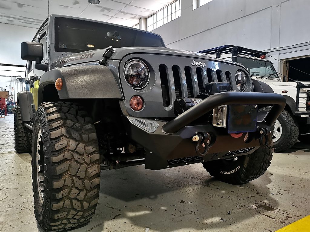 Rock Rage CRX Front Stubby Bumper - Jeep Wrangler - Iconic Customs